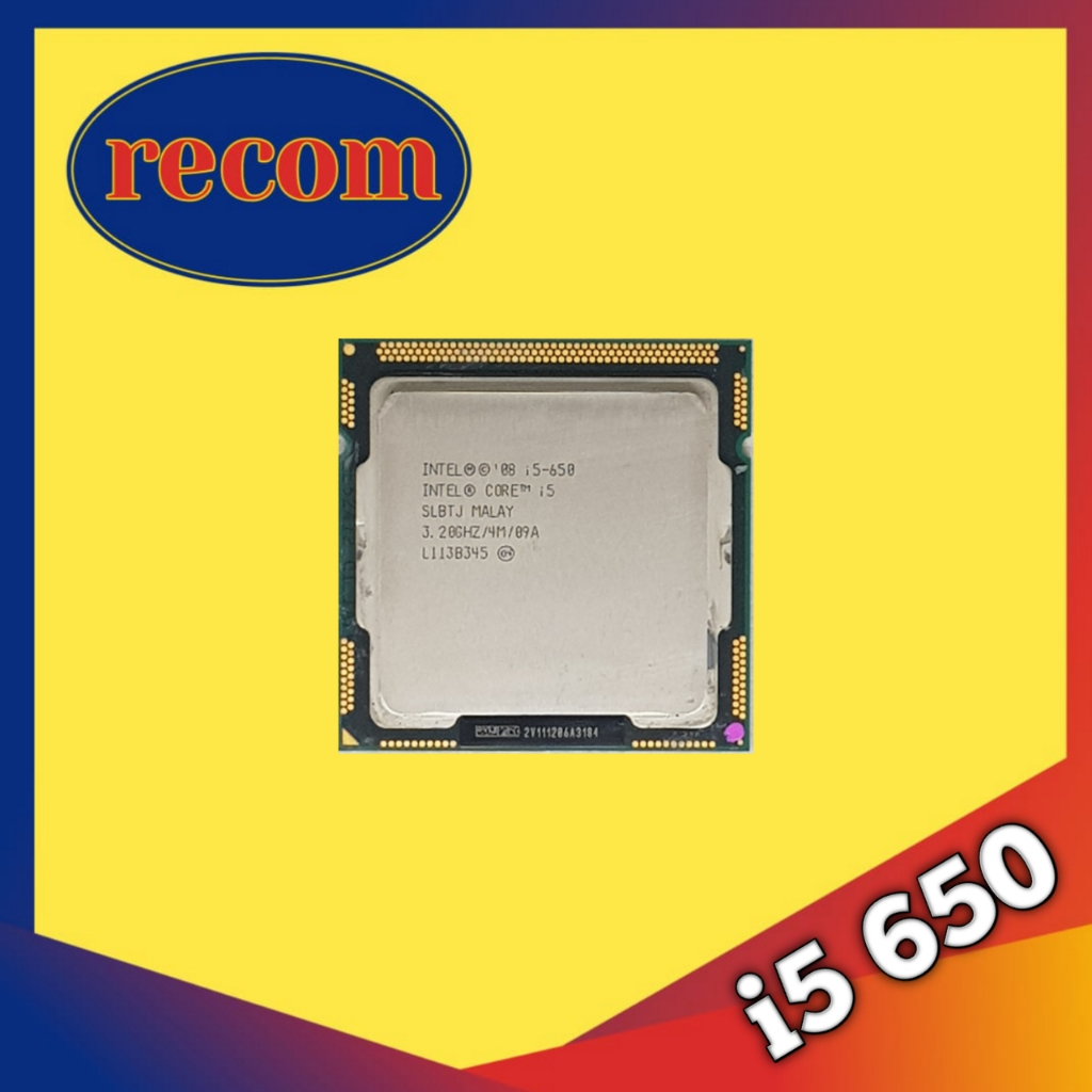 Processor INTEL CORE i5 650 1 Year/1 Month Warranty | Shopee Malaysia