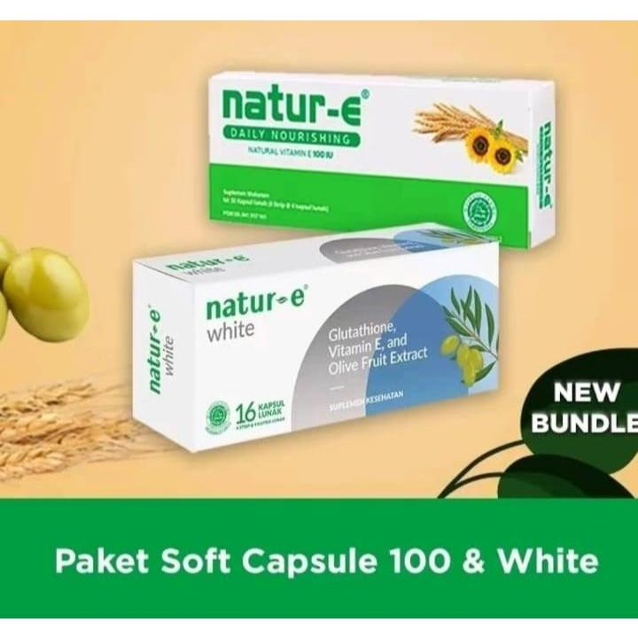 Natur E Capsule White 32s+Capsule 100IU 32s (BUNDLE) | Shopee Malaysia