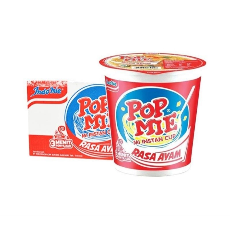 Pop Mie Chicken Flavor 1dus (75gr x 24pcs) | Shopee Malaysia