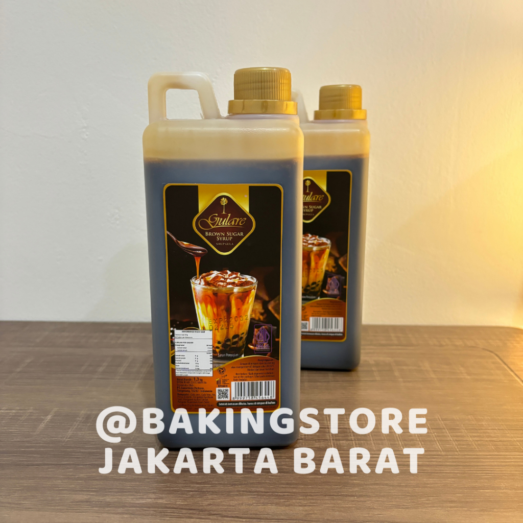 MERAH Gulare Brown Sugar Syrup - Liquid Brown Sugar 1,3 Kg | Shopee ...