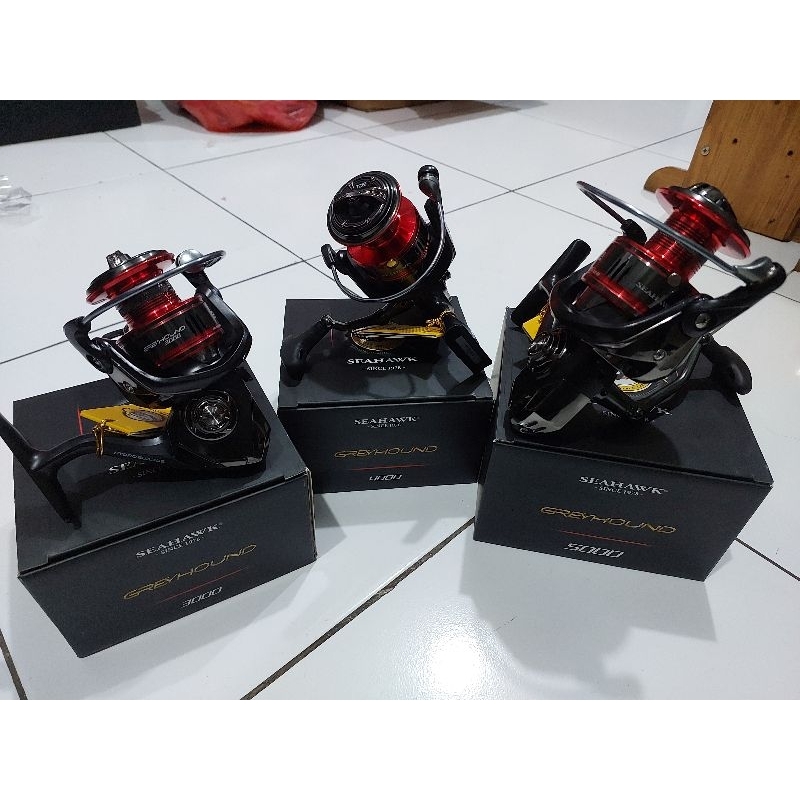 Seahawk grayhound reel 3000 4000 5000 | Shopee Malaysia