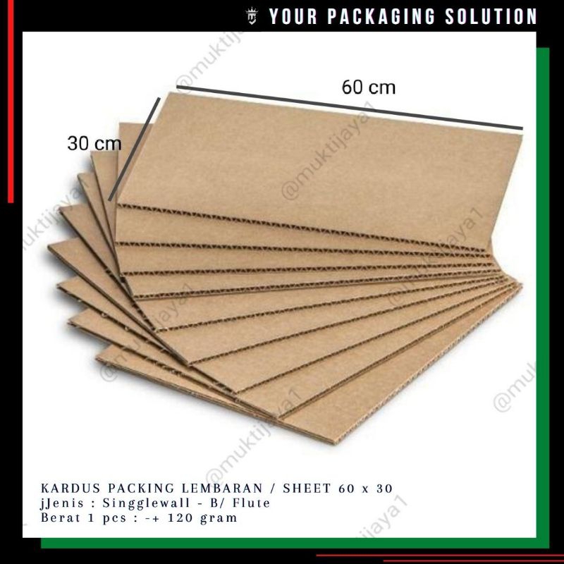 Cardboard SHEET 60x30cm / CARTON ll CARDBOARD ll SHEET PACKING ...