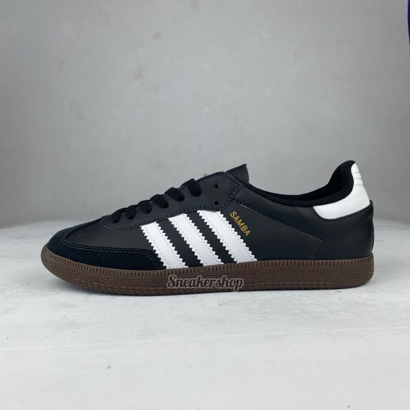 PUTIH HITAM Adidas Samba og Black White Casual Shoes Premium Black and ...