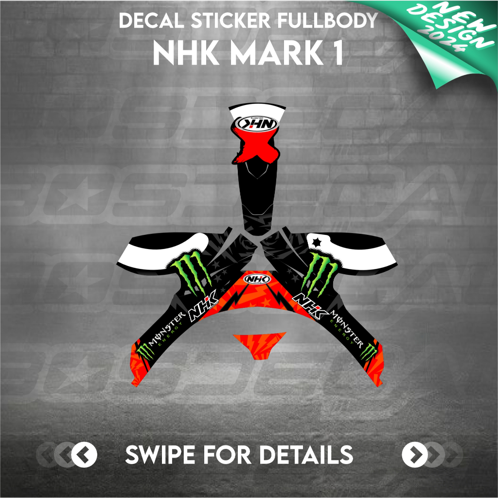 NHK MARK 1 LORENZO SHARK helmet decal sticker decal sticker | Shopee ...