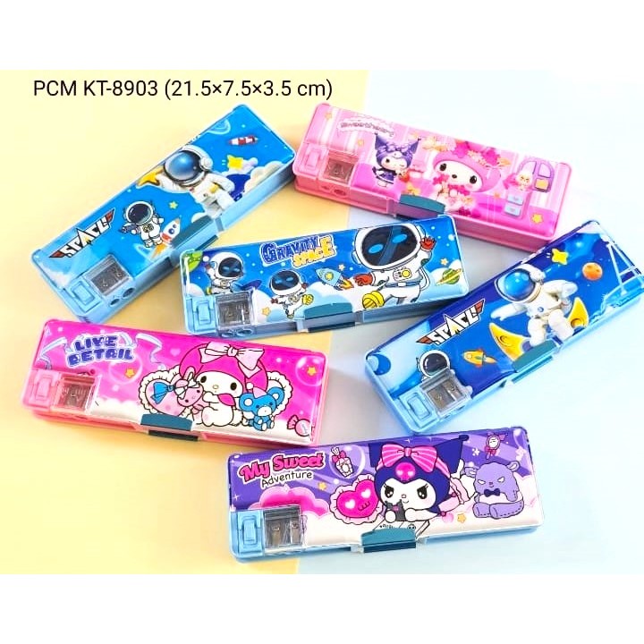 Magnetic Pencil Case+Sharpener KT-8903/Astronaut Pencil Case My Melody ...