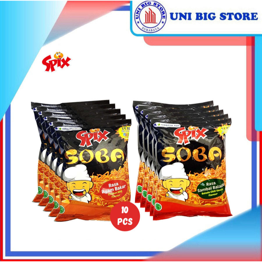 Spix Grilled Chicken Soba Noodles | Sambal Balado 21 gr x 10 sachets ...