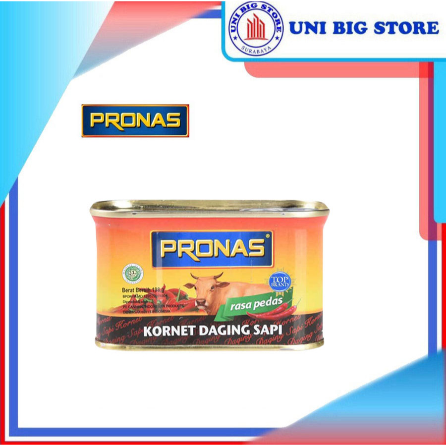 Pronas Corned Beef Chili 198 gr Spicy Canned Corned Beef | Shopee Malaysia