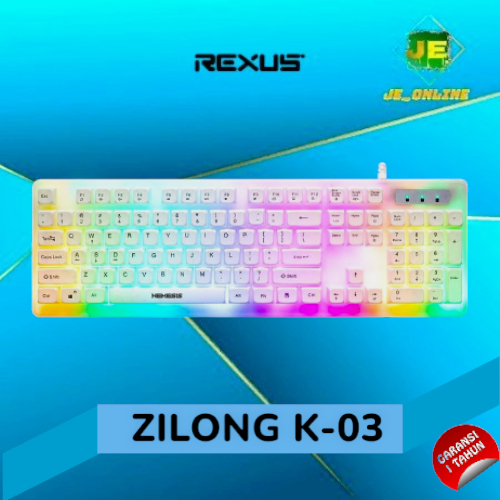 Full size NYK Nemesis Zilong K03 /K-03 Membrane Gaming Keyboard ...