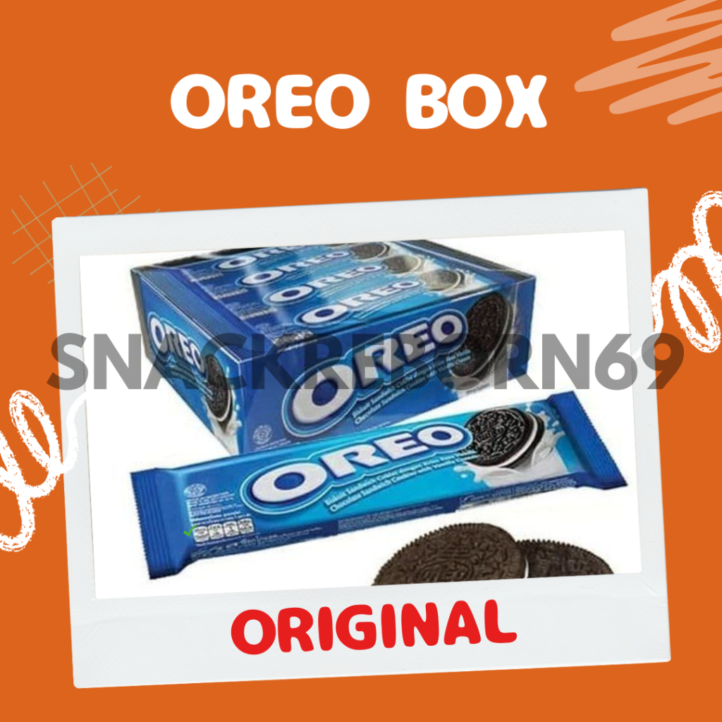 Oreo Vanilla Cream Biscuits 27 grams 1 Pack Contains 12 Pcs | Shopee ...