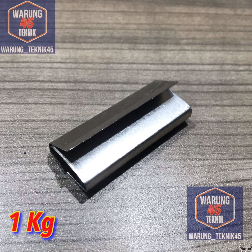 CLAMPS | STRAPING SEALING CANNED ZINC CLAMP | STRAPPING BAND 1 KG ...