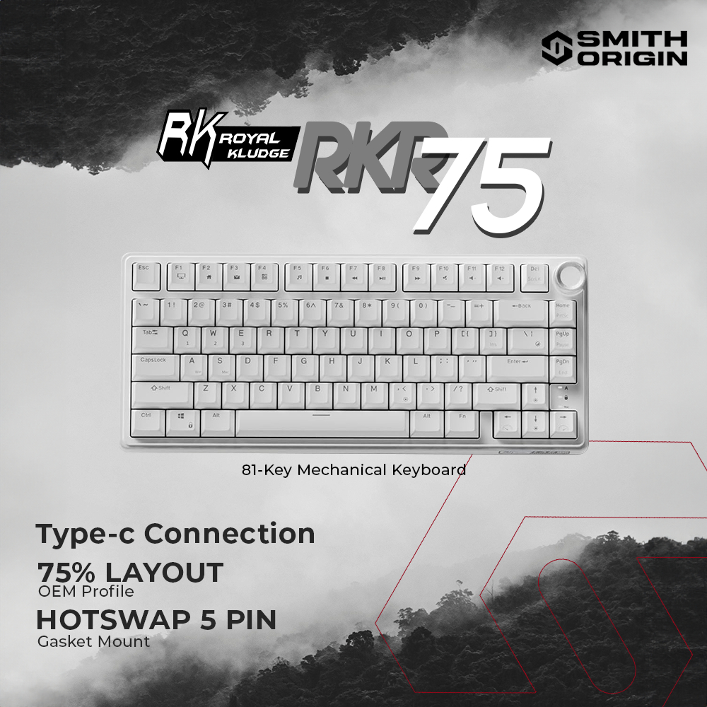 Rk R75 Wired Mechanical Keyboard | Shopee Malaysia