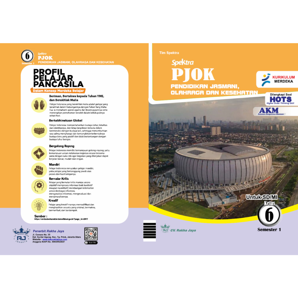 Spectra Class 6 Physical Education Worksheets Orkes (PJOK) Kur.Merdeka ...