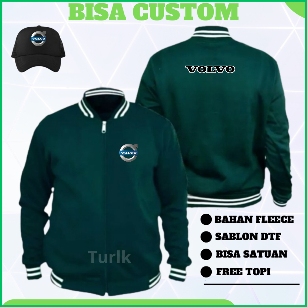 Volvo Jacket Volvo Varsity Truck Car Jacket | Shopee Malaysia