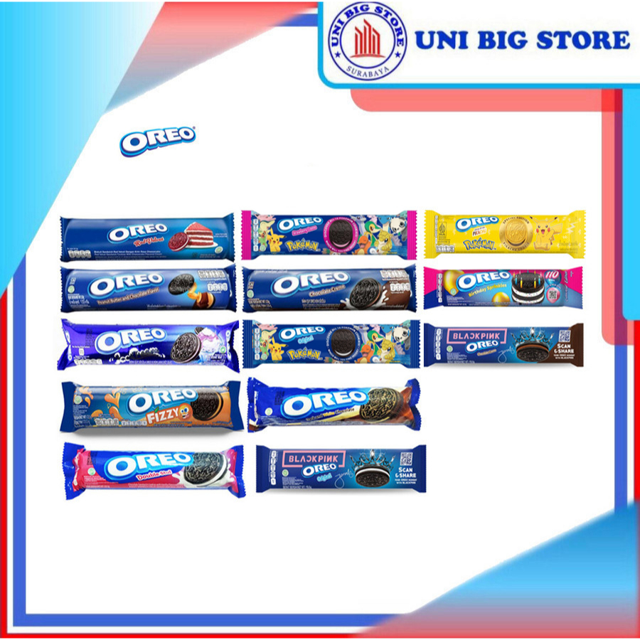 Oreo Sandwich Chocolate Red Velvet Strawberry Ice Cream Blueberry ...