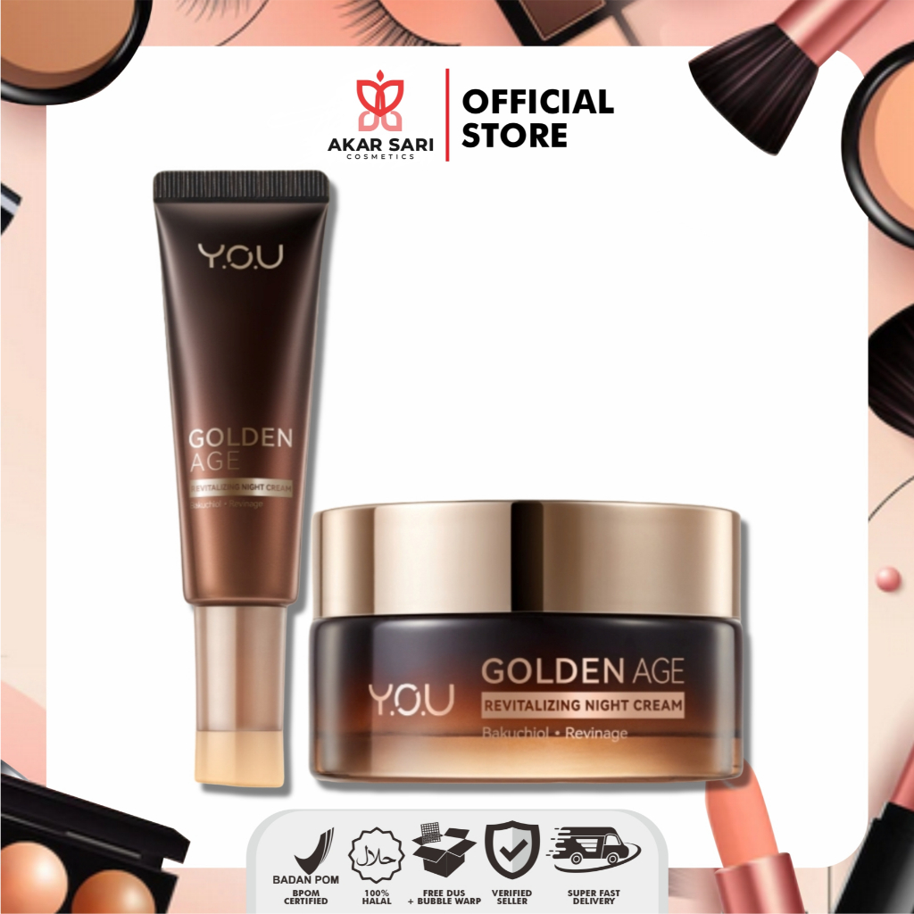 YOU GOLDEN AGE REVITALIZING NIGHT CREAM - Anti Aging Facial Moisturizer ...