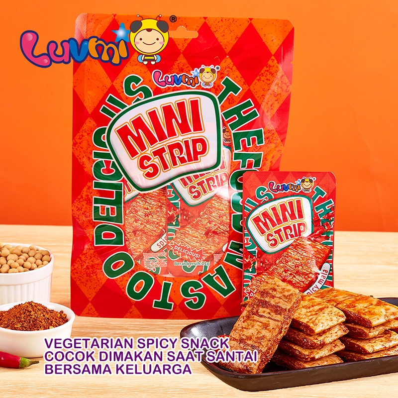 Luvmi LATIAO MINI STRIP SPICY MALA/STRIP SPICY GARLIC/STRIP SPICY BBQ ...