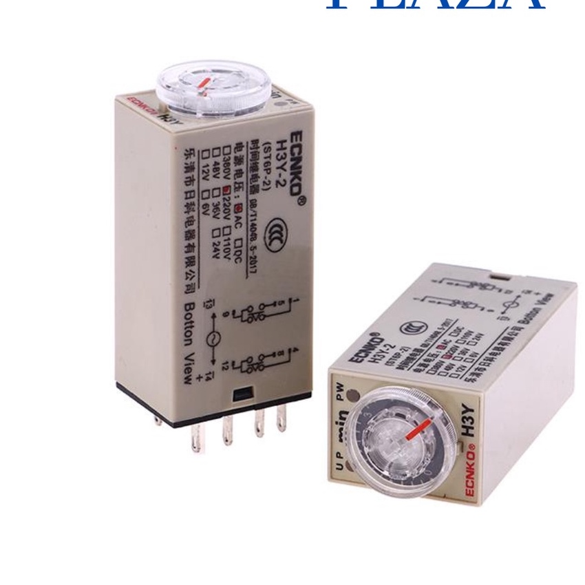 Kp8 TIMER DELAY RELAY H3Y2 12V 1second 6min NON SOCKET | Shopee Malaysia