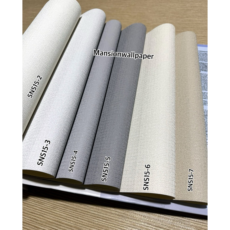 PUTIH Plain Wall Wallpaper Plain Texture Box Premium Thick Minimalist ...