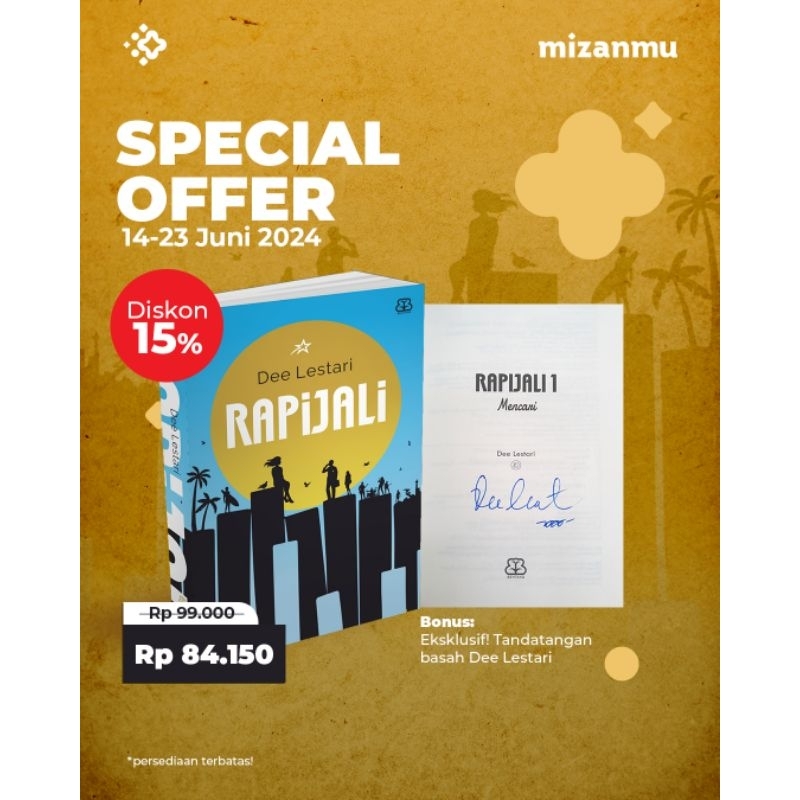 Rapijali 1 - Dee Lestari (Special TTD Edition) | Shopee Malaysia