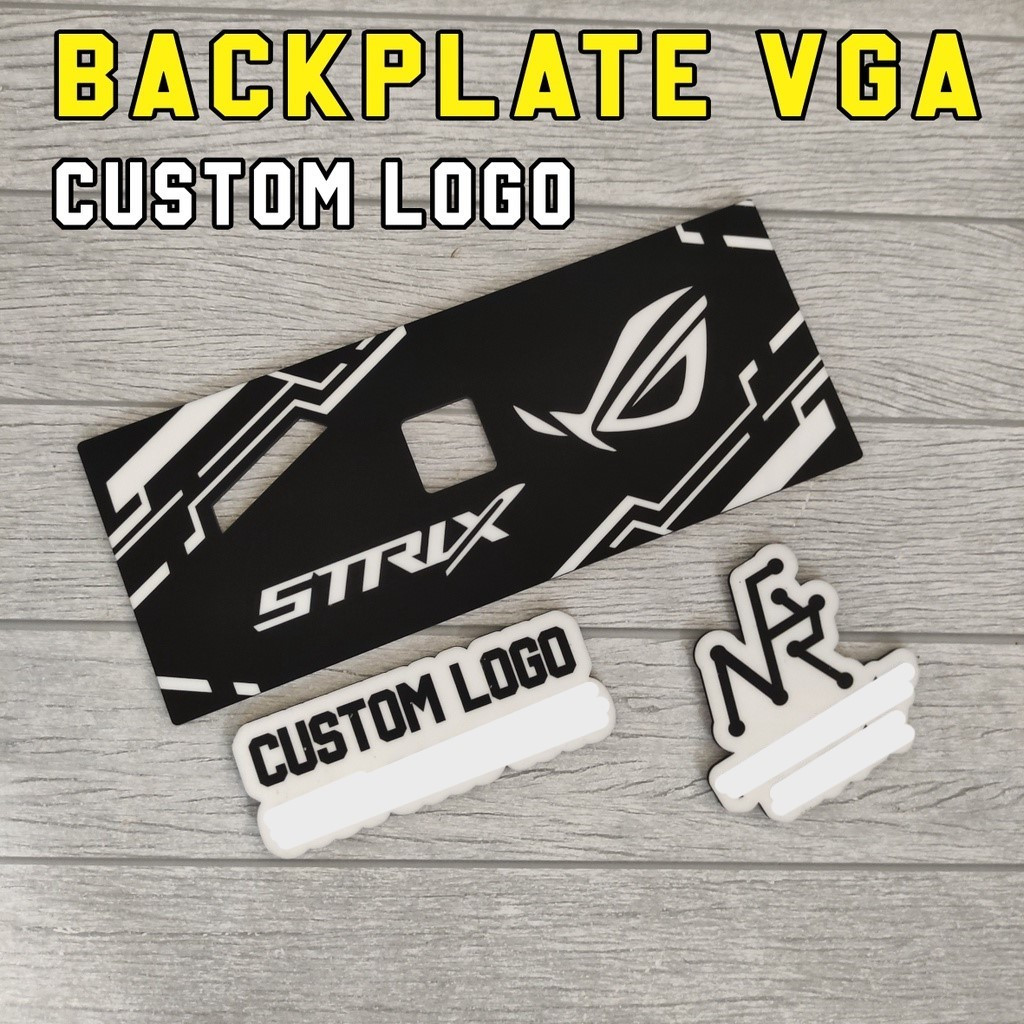 Backplate vga custom logo vga mini size | Shopee Malaysia