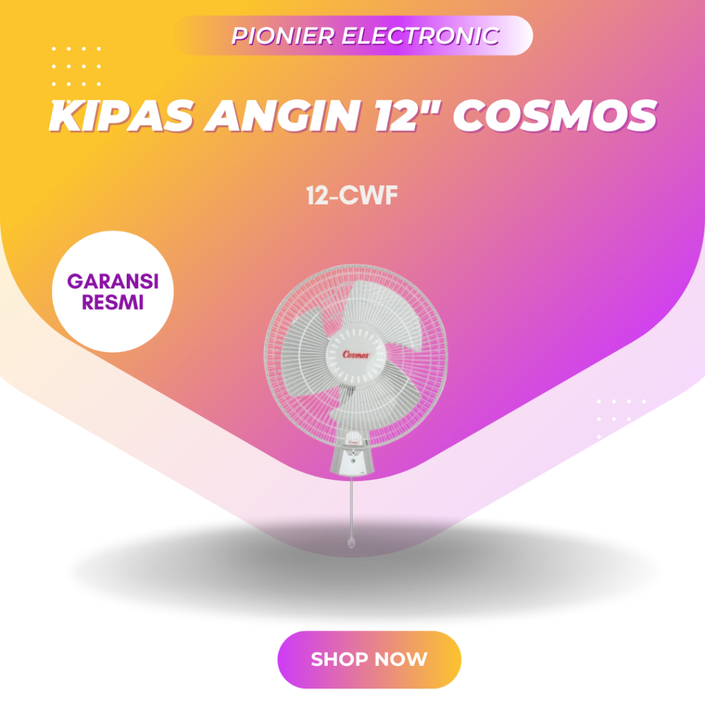Cosmos 12-CWF Wall Fan/Wall Fan 12inch Official Warranty | Shopee Malaysia