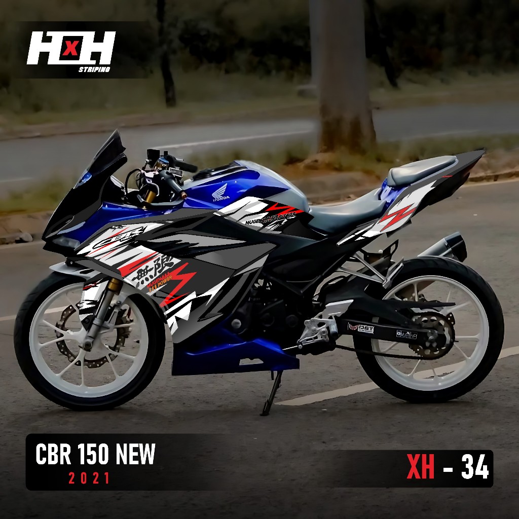 Sticker Striping Honda CBR 150R New KR45 R 2021 2022 2023 2024 lis Variation Motorcycle semi ...