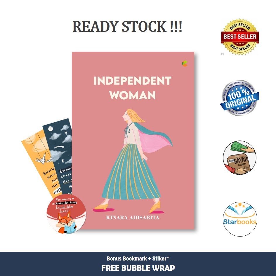Independent Woman Book By Kinara Adisabita - C-Click (Motivation ...