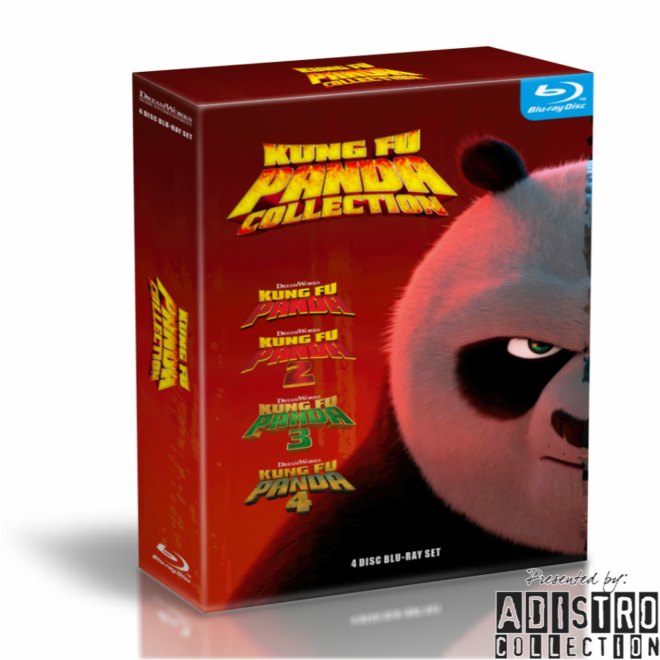 KUNGFU KUNG FU PANDA Blu-Ray Film BOX SET COMPLETE Edition | Shopee Malaysia