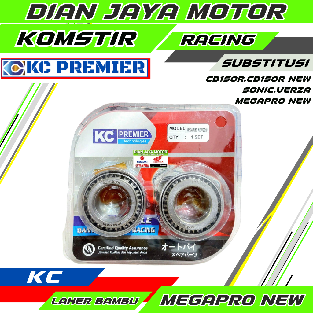 Komstir Racing Bambu Megapro New Verza CB150R New Sonic KTR KC Premier ...