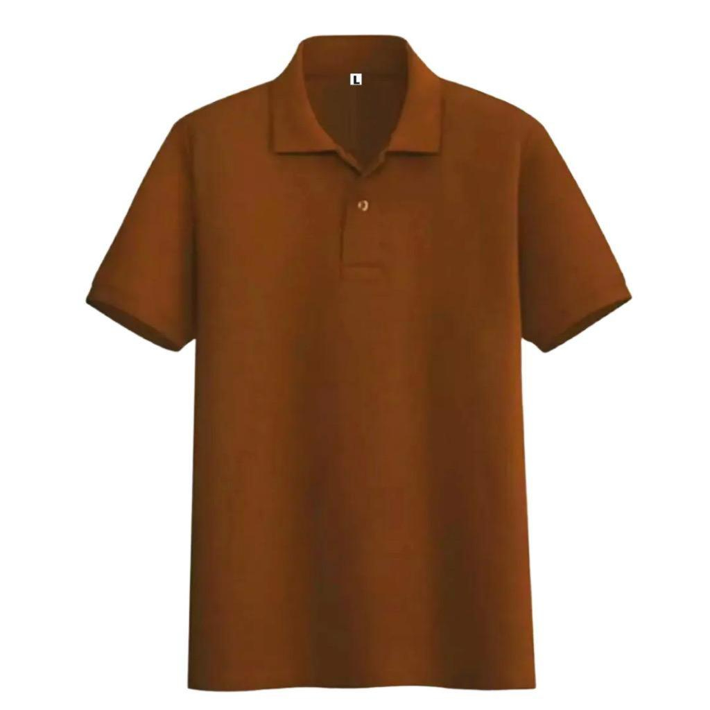 Men's Milk Chocolate Polo Shirt | Men's short sleeve Milk Chocolate ...
