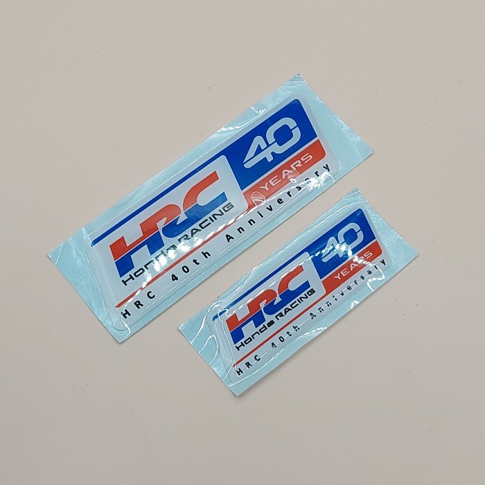 Honda HRC Emblem 40 YEARS Anniversary Embossed 3D | Shopee Malaysia