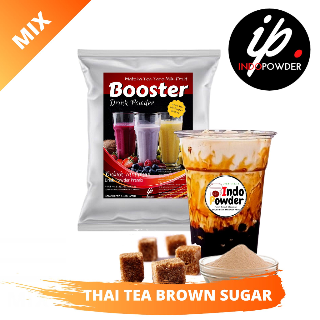 Thai Tea Brown Sugar Powder Drink 1Kg - Thai Tea Brown Sugar Drink ...