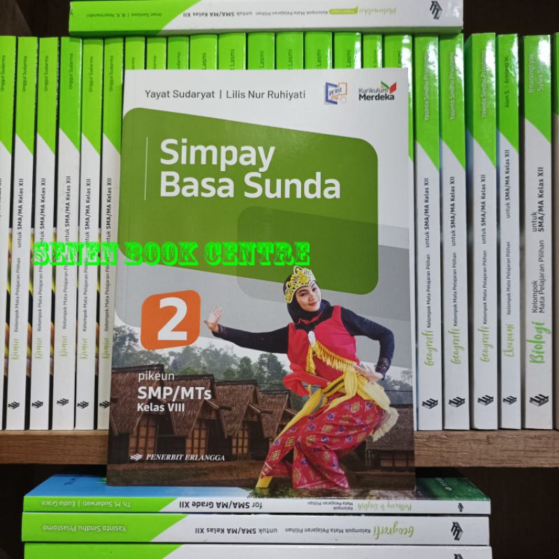 Sundanese Base Simpay Book Class 2/VIII/8 Junior High School Erlangga ...
