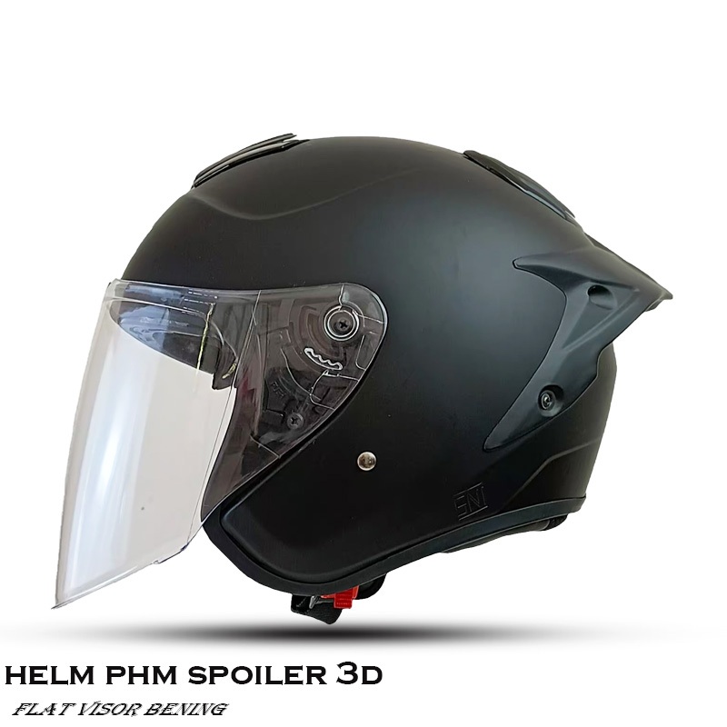Adult HALFFACE HELMET KYOTO SPOILER MODEL 3D LONG PHM BRAND | Shopee ...