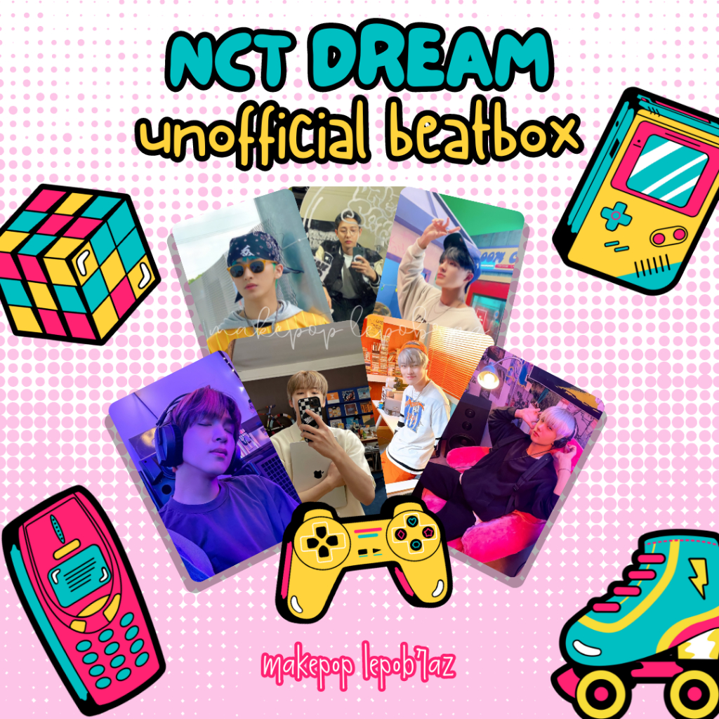 [1 Set] UNOFFICIAL NCT DREAM BEATBOX PHOTOCARD MARK RENJUN JENO HAECHAN ...
