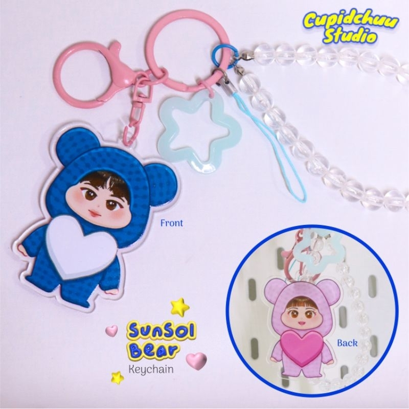 Lovely Runner K-Drama Merch Keychain Byeon Woo Seok Kim Hye Yoon Sunjae ...