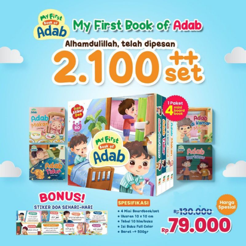 Mini board Book my first Book of adab ziyadbooks my first adab | Shopee ...