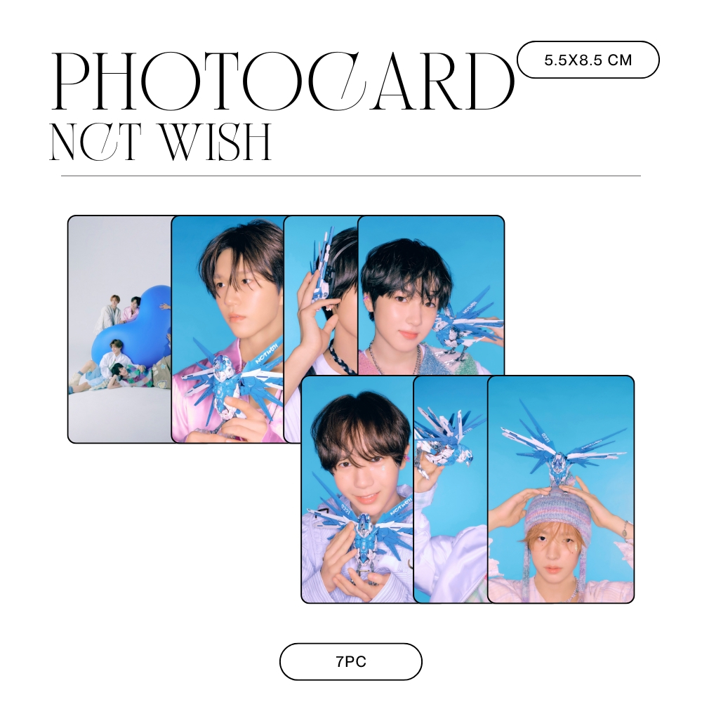 Photocard NCT WISH SONGBIRD (7Pcs+2-Sided Lamination) Signature TTD KPOP CARDS IDOL KOREA ...