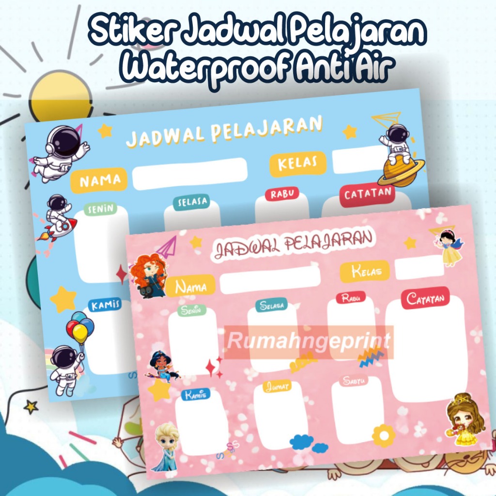 Poster FOR CUSTOM LESSON NAME ART PAPER 260 | Shopee Malaysia