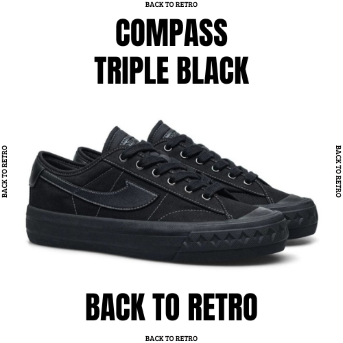 Compass Retrograde Low Decon Triple Black Shoes/Compass Retrograde Hi ...