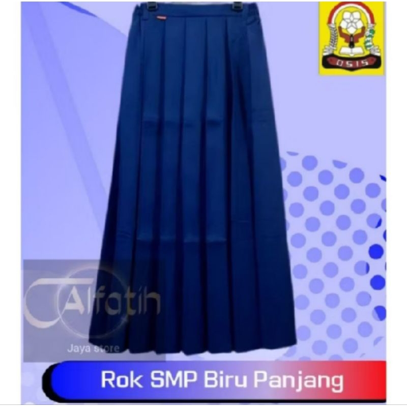 School uniform Long gray, navy blue pliskit ruffled skirt for middle ...