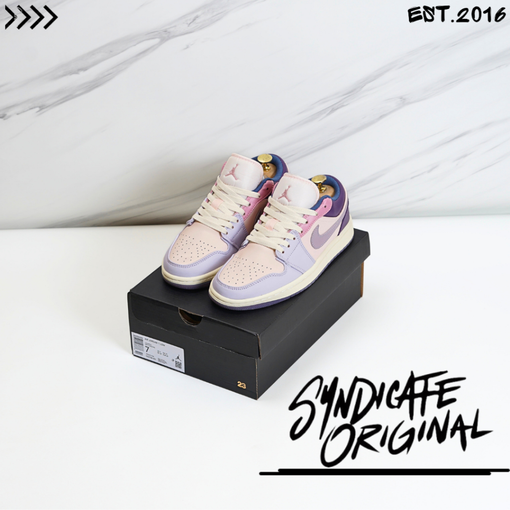Air Jordan 1 Low Pastel Purple Sneakers | Shopee Malaysia