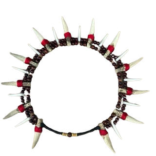 Dayak Ethnic Necklace Tiger Fangs Ethnic Variations | Shopee Malaysia