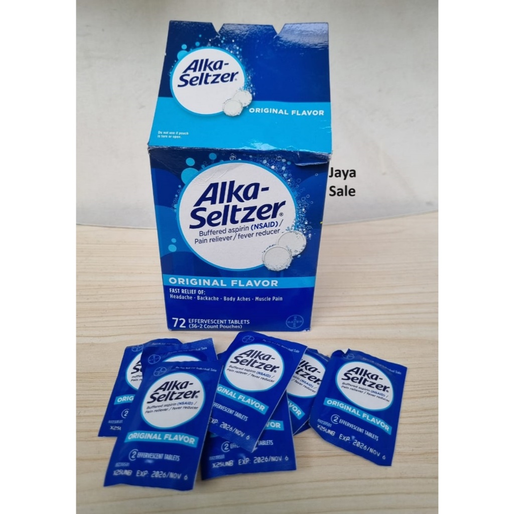 Alka Seltzer Original Flavor / Flu Headache | Shopee Malaysia