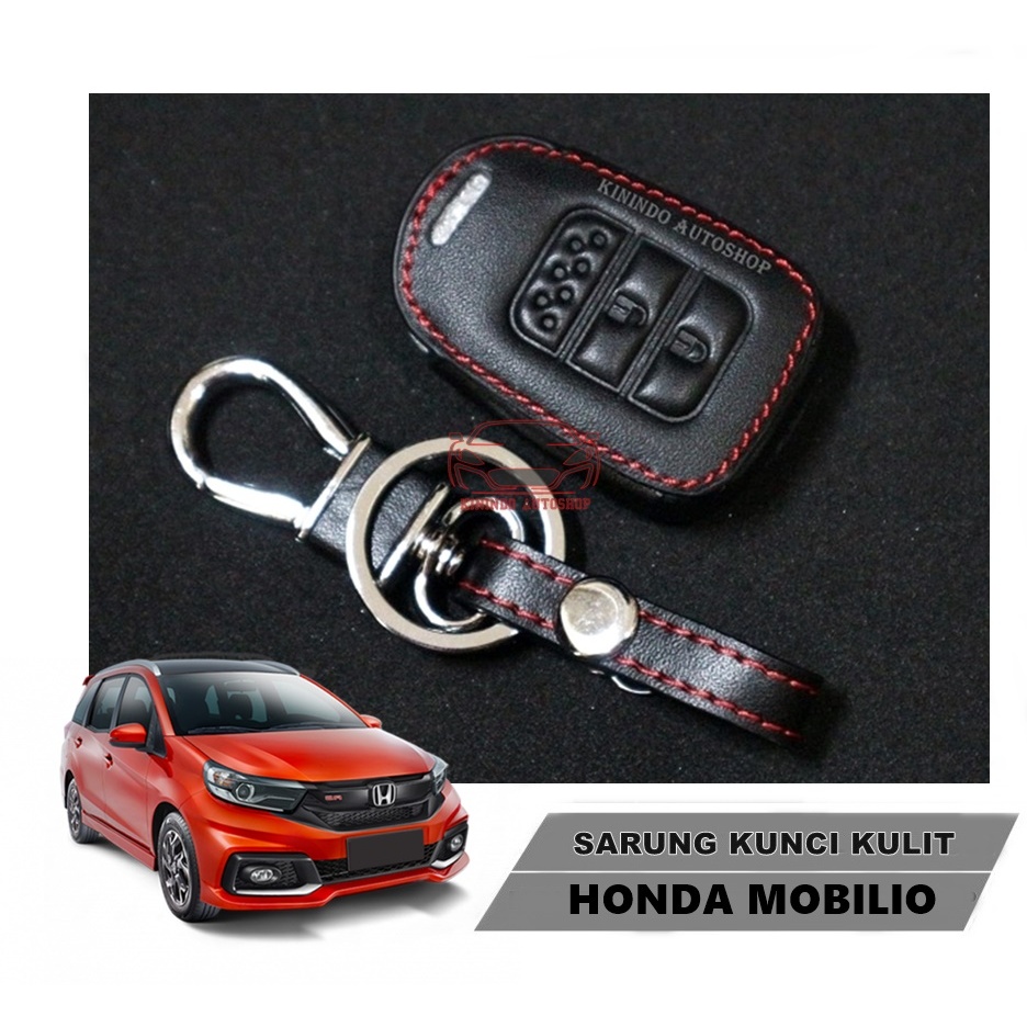 Leather Key Case Honda Mobilio Facelift Leather Key Cover | Shopee Malaysia