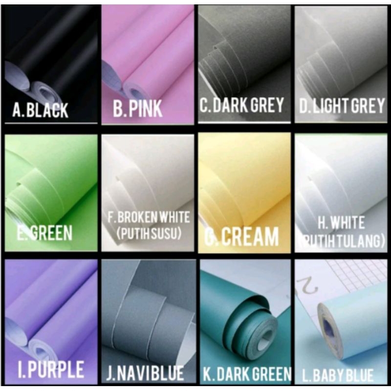 Plain Wall Wallpaper Pastel Color Wall Wallpaper Plain Color Bedroom ...