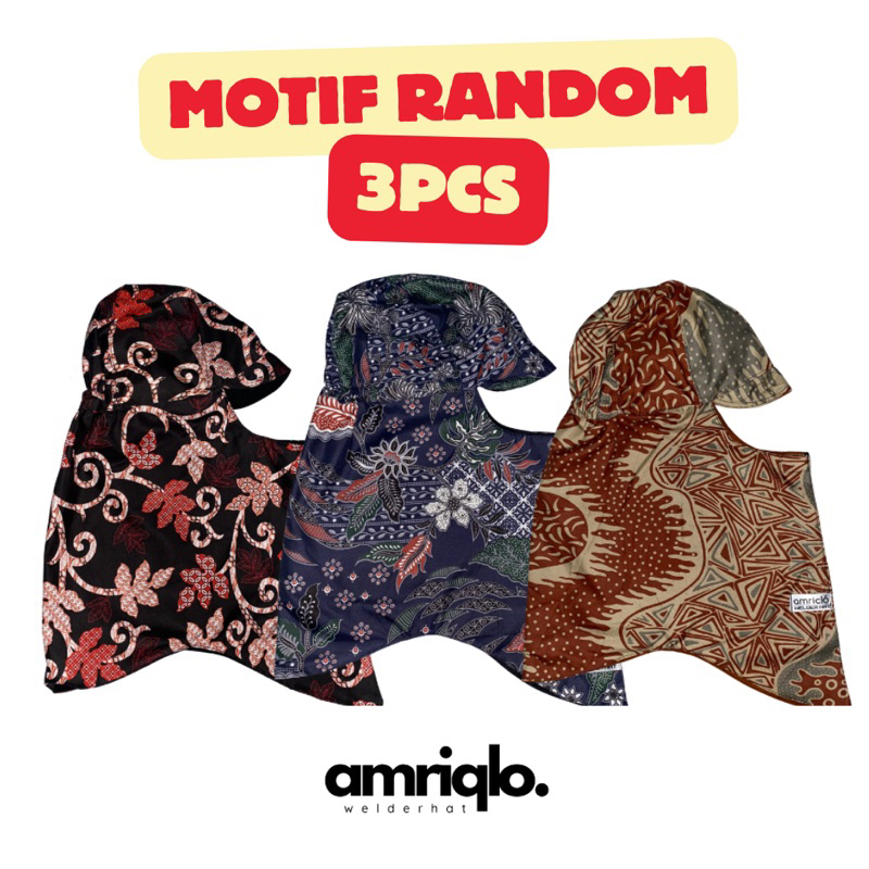 [3 PCS] Japanese Mask Hat Kerpus Project Welder Type Welding SEBO ...