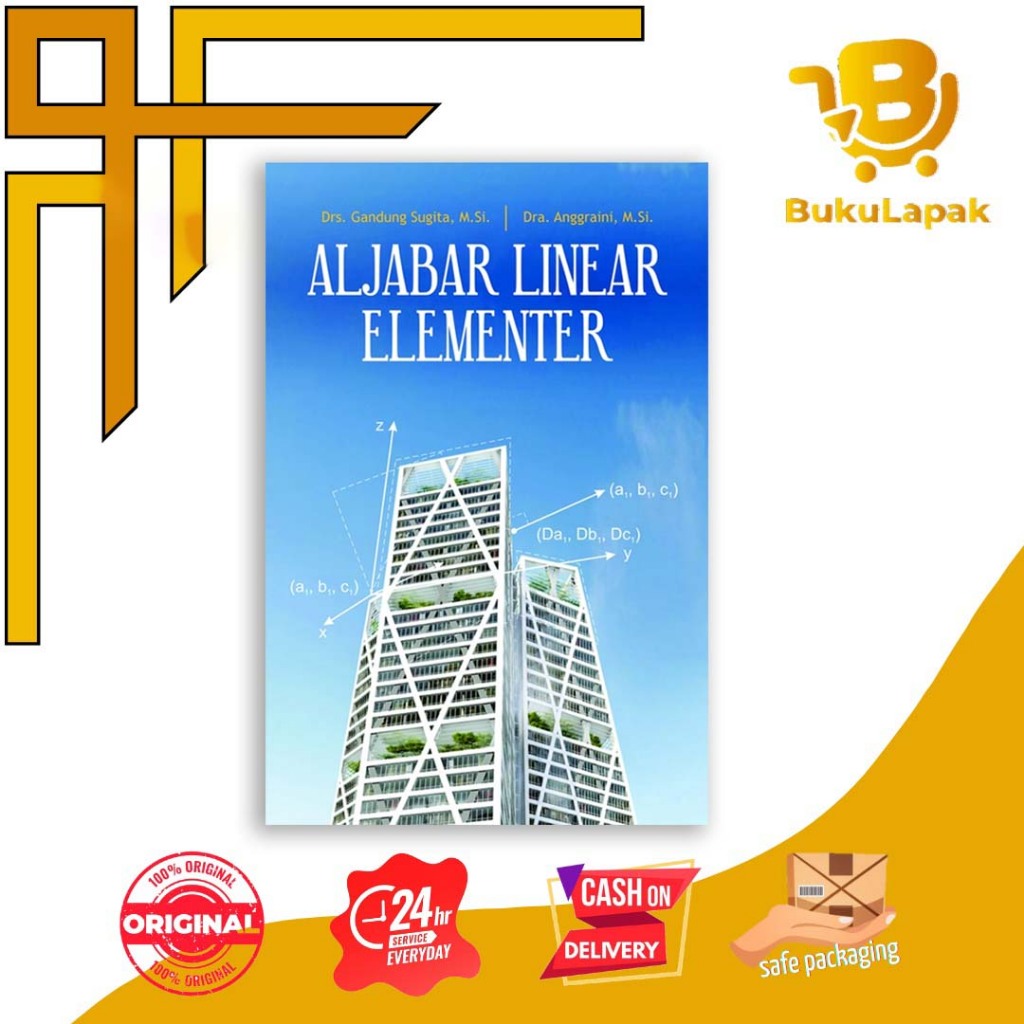 Algebra Book - Elemental Linear Algebra Textbook - Sugita Gandung ...