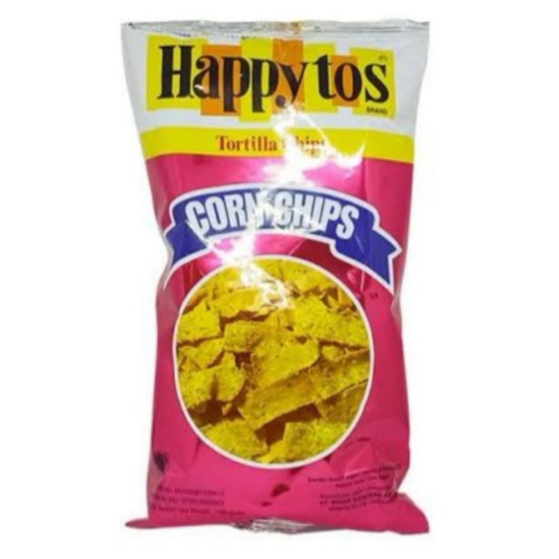 MERAH Happy TOS RED VIRAL - HAPPY TOS CORN CHIPS / TIMBA CANNED Snacks ...