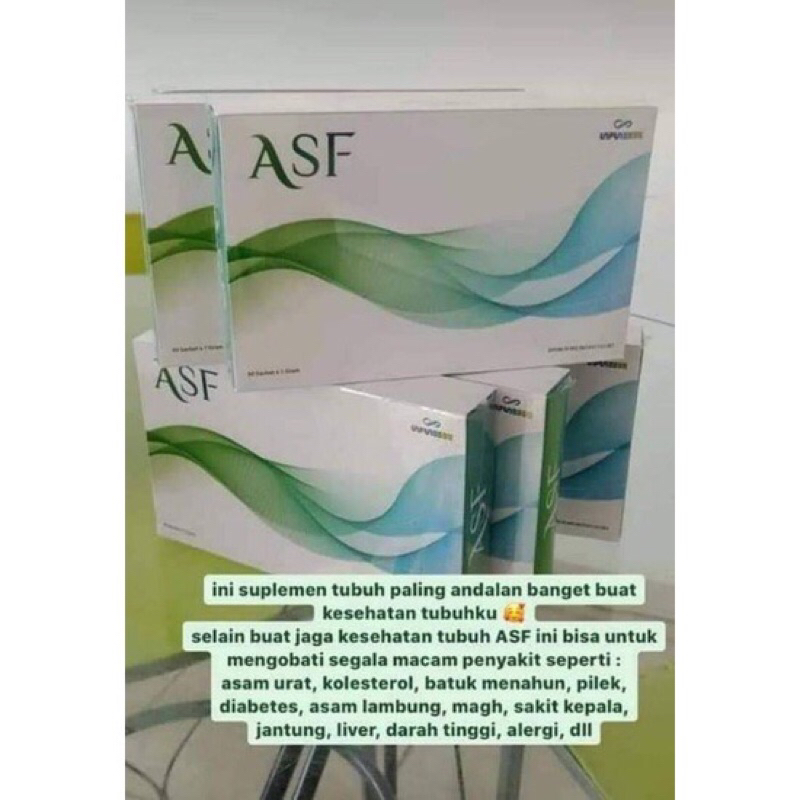 Original ASF (Afa Super Food) Uric Acid, Cholesterol, Blood Sugar ...